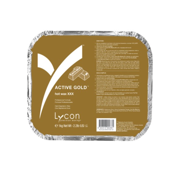 Lycon Active Gold Hot Wax 1kg - Norris Hair Rockhampton