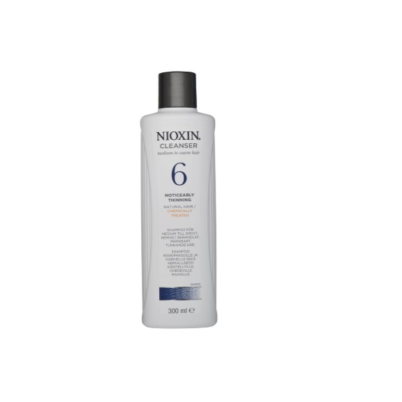 Nioxin System 6 Cleanser Shampoo 300ml - Norris Hair Rockhampton