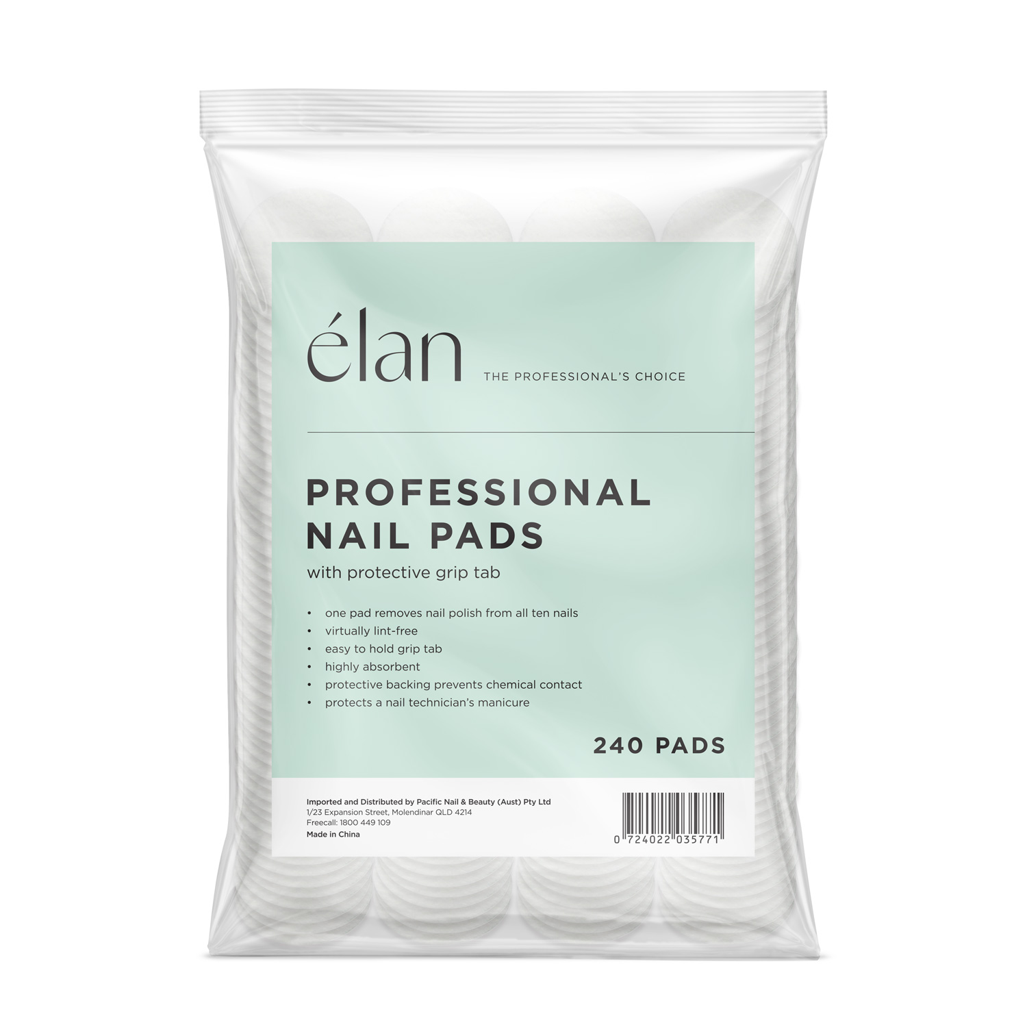elan Professional Nail Pads 240ct - Norris Hair Rockhampton