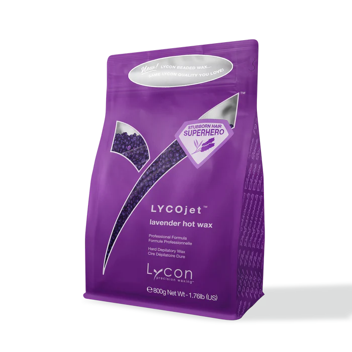 Lycon LycoJet Lavender Hot Wax Beads 800g - Norris Hair Rockhampton